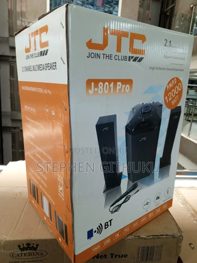 JTC 2.1 Channel Multi Media Speaker in Nairobi Central - Audio & Music Equipment, Shopline Ke ...