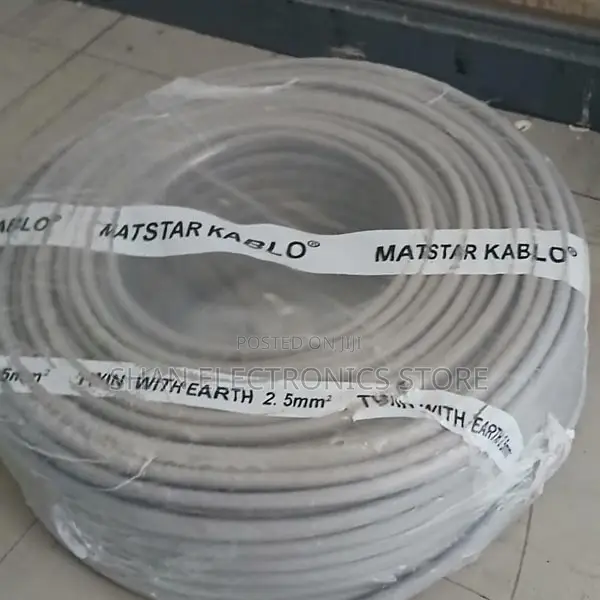 Twin With Earth Electrical Wiring Cable - Grey Latest 2.5MM in Nairobi ...