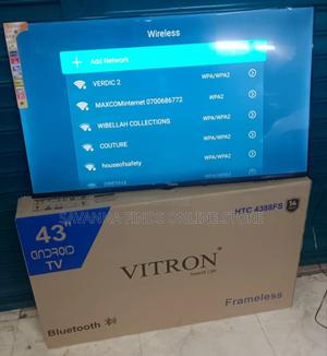 Vitron 43′′ (2024 Model) Frameless Smart Android Full HD TV in Nairobi Central - TV & DVD ...