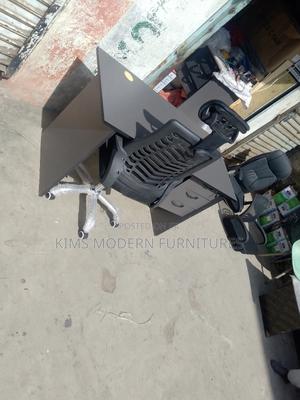 Wood Office Desk 1.2 Metre Gray Headrest Chair in Mlango Kubwa ...