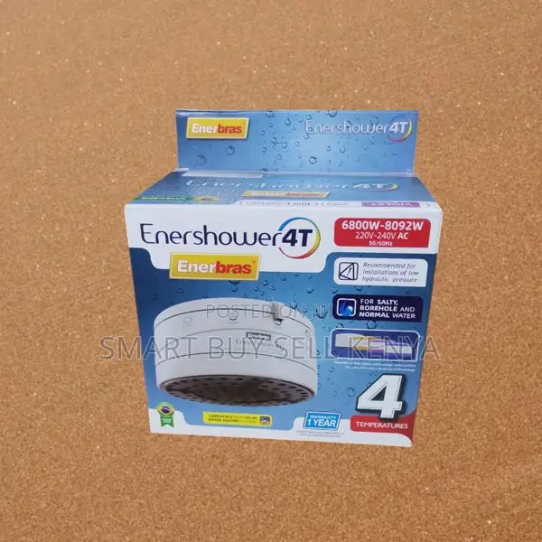 Enerbras Enershower 4 Temp (4T) Instant Shower Heater-White in Nairobi ...