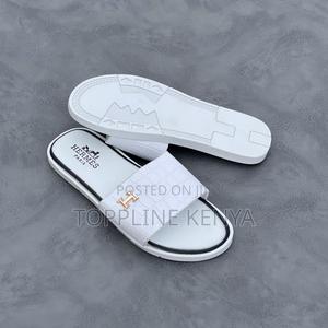 Hermes Leather Palm Slippers: A Timeless Classic - White in Nairobi ...