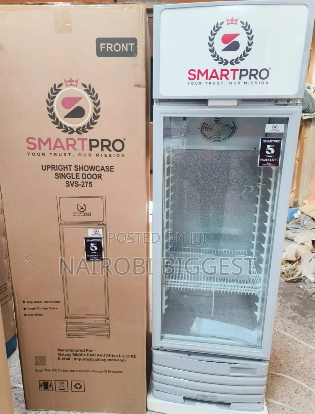 Smartpro 209L Best Upright Show Case Chiller in Nairobi Central ...