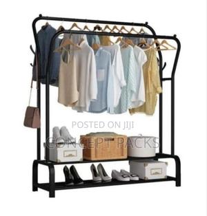 Metallic Curved Multi-Porpose Double Pole Shoes,Clothes Rack in Nairobi ...