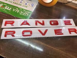 Red RANGE ROVER Lettering Bonnet Badge in Nairobi Central - Vehicle ...