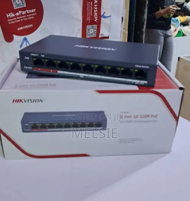 Hikvision 8 Port Poe Switch//Hikvision 8 Ports Unmanaged Poe in Nairobi ...