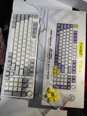 Grey and White T-50 Mechanical Keyboard in Nairobi Central - Computer ...
