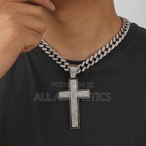 Iced Out Silver Cuban Cross Link Chains in Nairobi Central - Jewellery ...