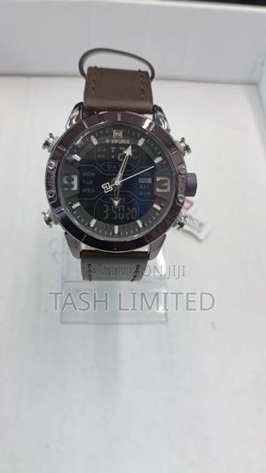 Dark Brown Leather Straps Naviforce Watch (Dual Display) in Nairobi ...
