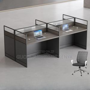 Workstation: Dark Gray 4 Way Modular Office Workstation in Mombasa Road ...