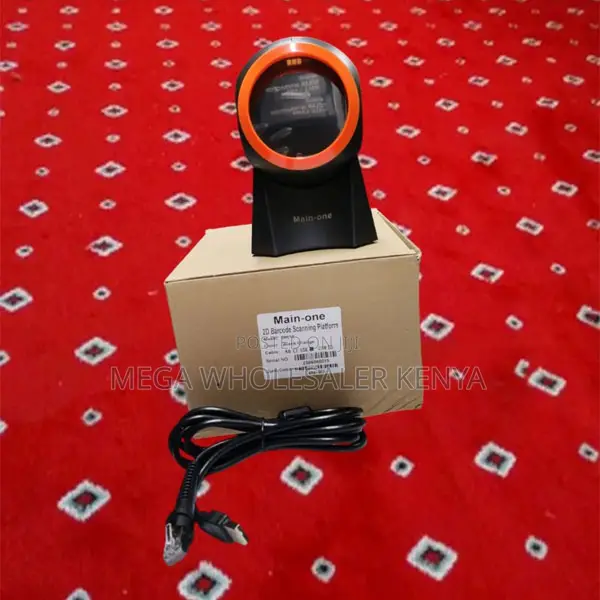 Cosmetic Stores 2D Desktop Round Table Mount Barcode Scanner in Nairobi ...