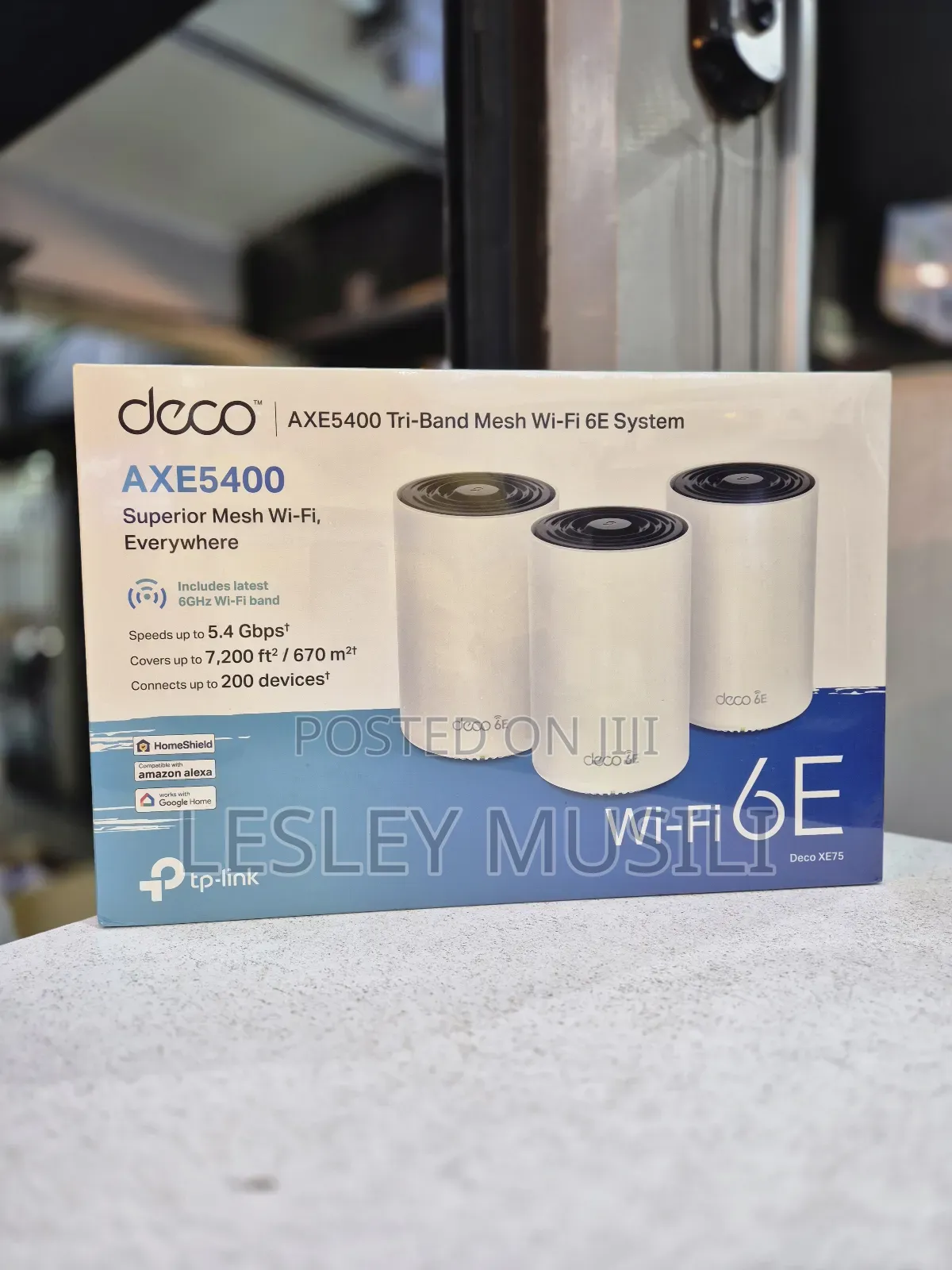 Tp-Link Deco AXE5400 Tri-Band Wifi 6E Mesh System in Nairobi Central ...