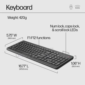 HP 330 Chiclet-Style Combination Wireless Mouse and Keyboard in Nairobi ...