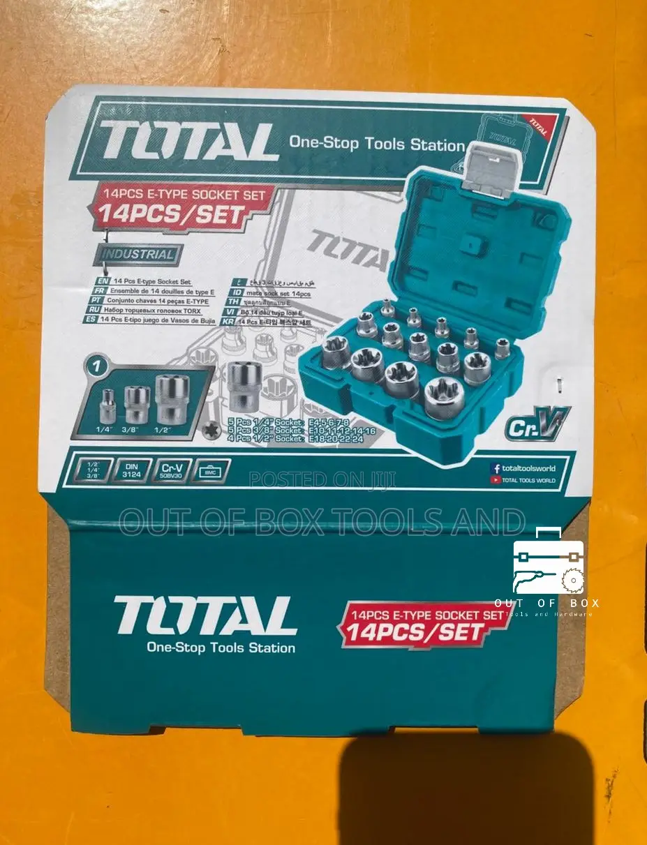 Total E-Type Socket Set (14 Pcs) in Karen - Hand Tools, Out Of Box ...