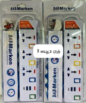Power Extension Socket.Bab Marken 3 Way.2 Usb Ports in Nairobi Central ...