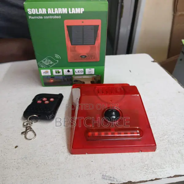 Outdoor Remote Solar Alarm Lamp Motion Sensor in Nairobi Central ...