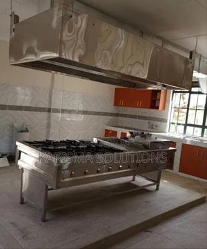 Mirror Polished Combined Cooker Range and Kitchen Hood in Chokaa ...