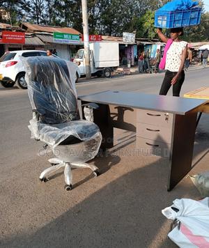 Black Leather Chair With 1 Meter Office Table Fc6bh in Naivasha ...