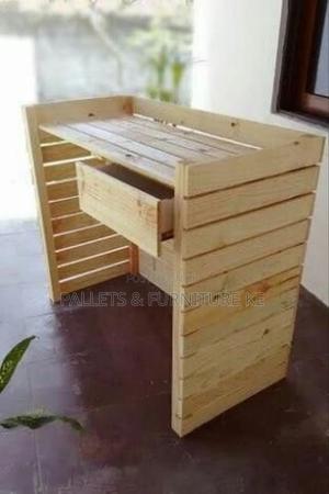 Pallet Wood Study Table in Ruiru - Furniture, Daniel Lutu | Jiji.co.ke
