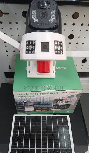Easy to Install 4g Outdoor Solar Dual Lens V380 CCTV Camera in Nairobi ...