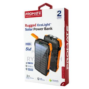 Promate 20000mah Solar Power Bank With 20w Power Delivery in Nairobi ...