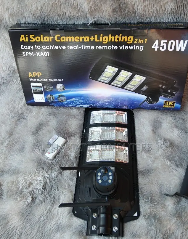 >>Solar Streetlight With 4g Simcard PTZ CCTV Camera 450w in Nairobi ...