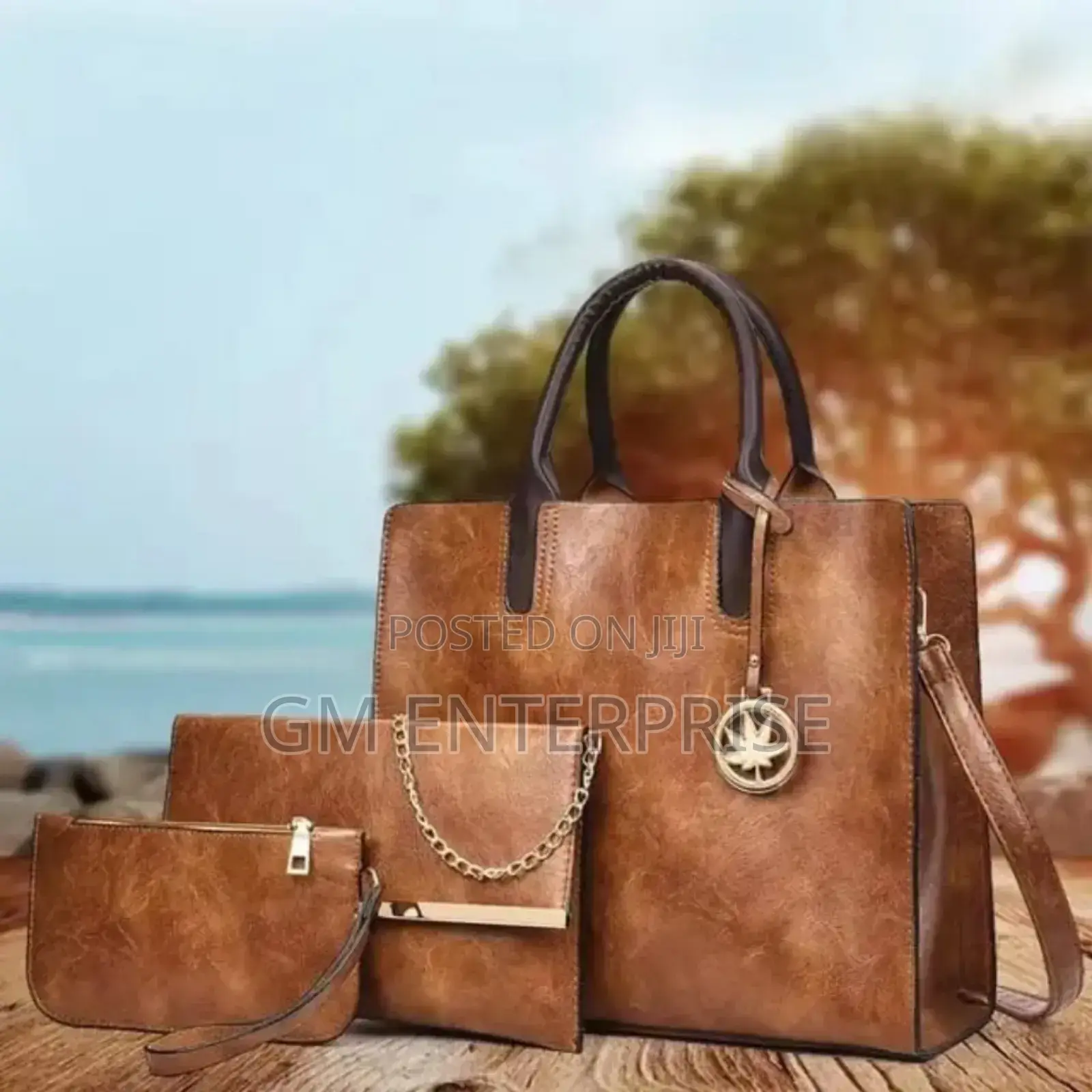 3 in 1 Leather Handbags .Hand Bags - GM Enterprise Price: KSh 2,100 on ...