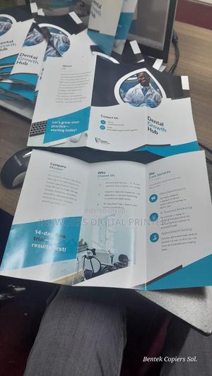 Unique Brochures Tri Fold Printing in Nairobi Central - Printing ...