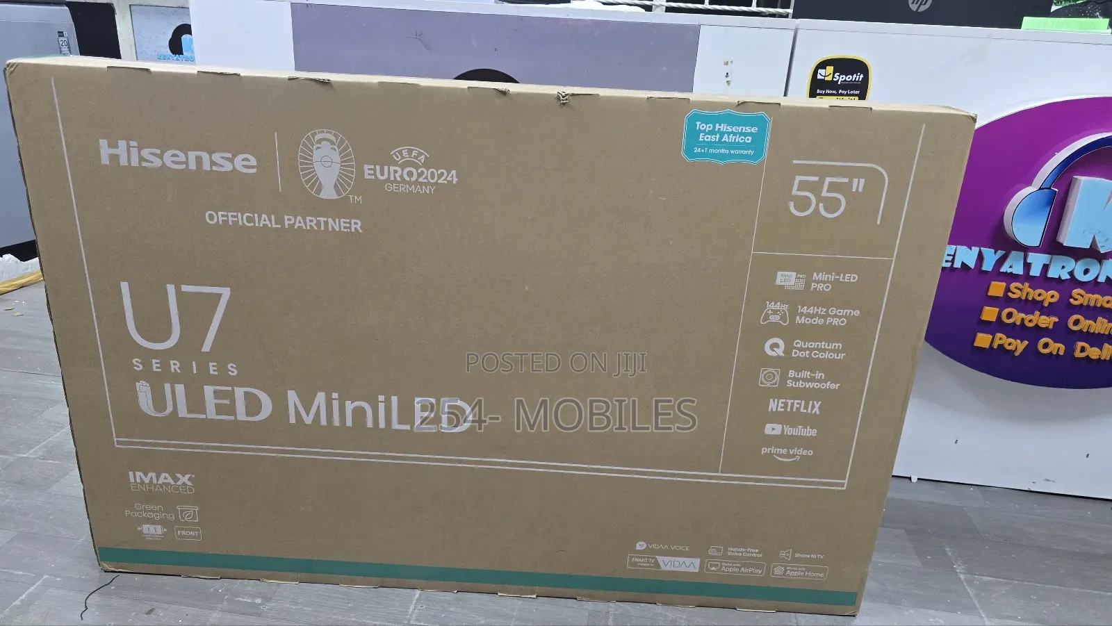 Hisense 55u7n 55 Inch Mini-led Uled Vidaa Smart Tv - 254- Mobiles Price ...