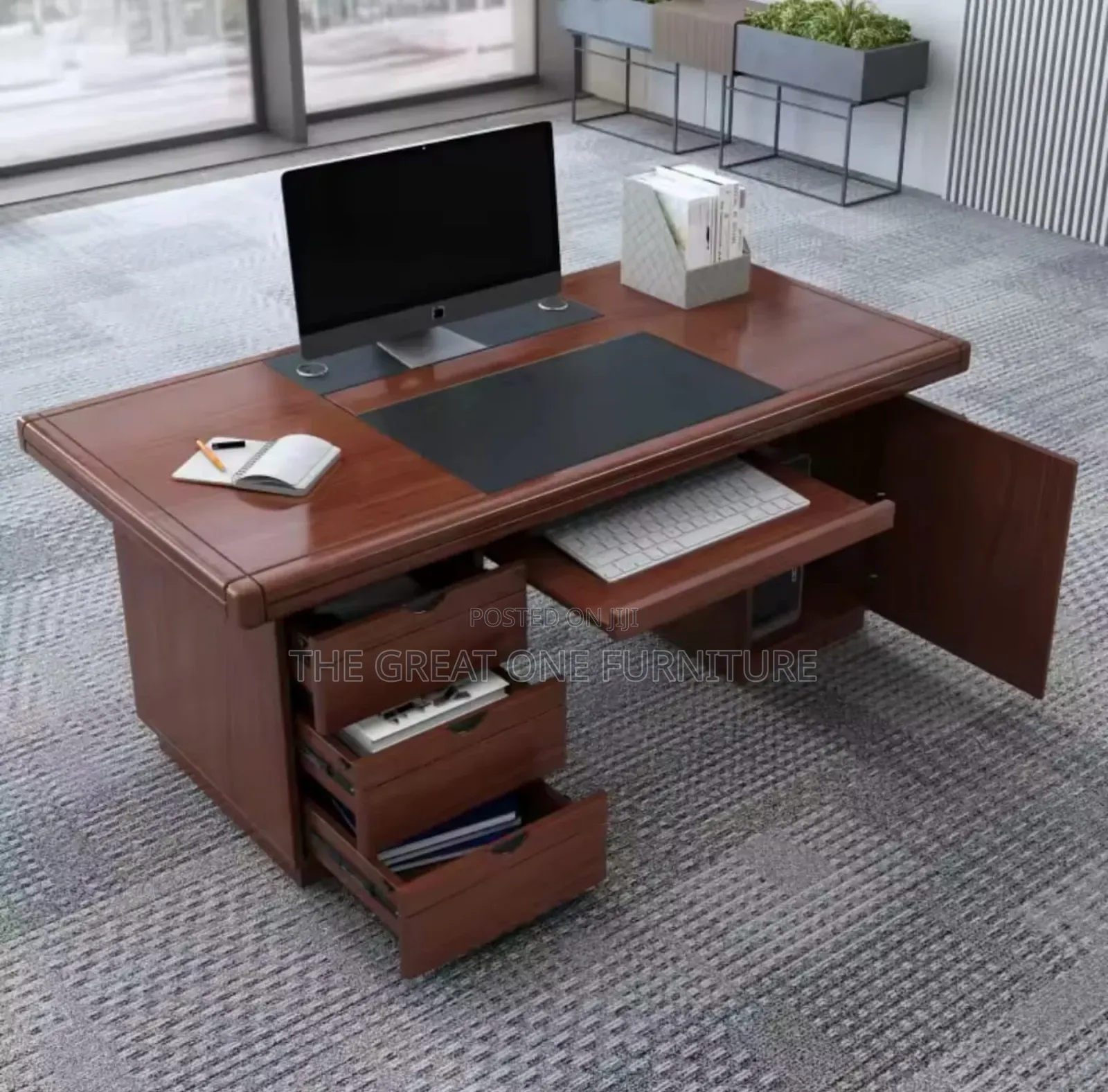 Executive Office Desk With Drawers Qx4rd - The great one furniture ...