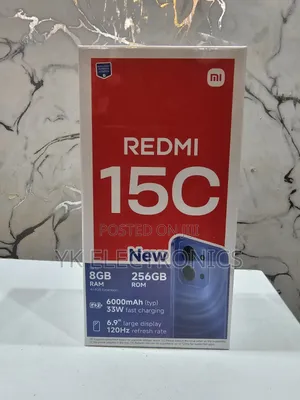 New Xiaomi Redmi 15C 4G 256 GB Black - YK Electronics Price: KSh 17,500 ...