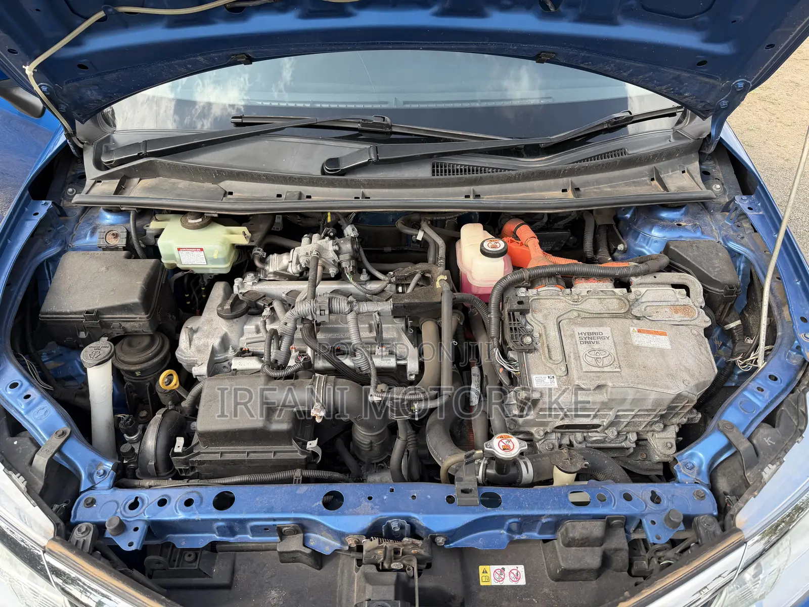 Toyota Corolla Fielder 1.5 Hybrid FWD 2018 Blue - Irfani Motors Ke ...